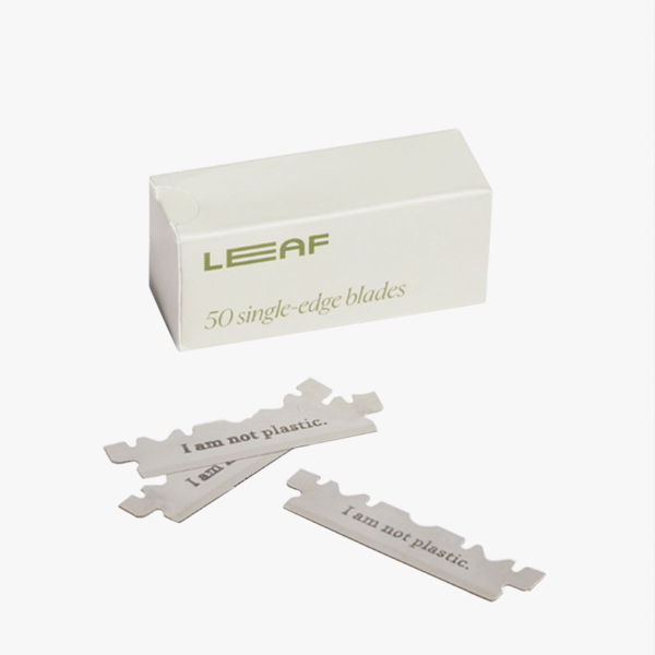 LEAF SHAVE - 50 SINGLE-EDGE BLADES | SW13180